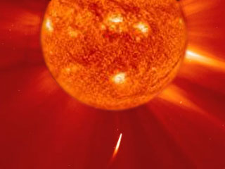 NASA captures stunning video of comet hitting the Sun