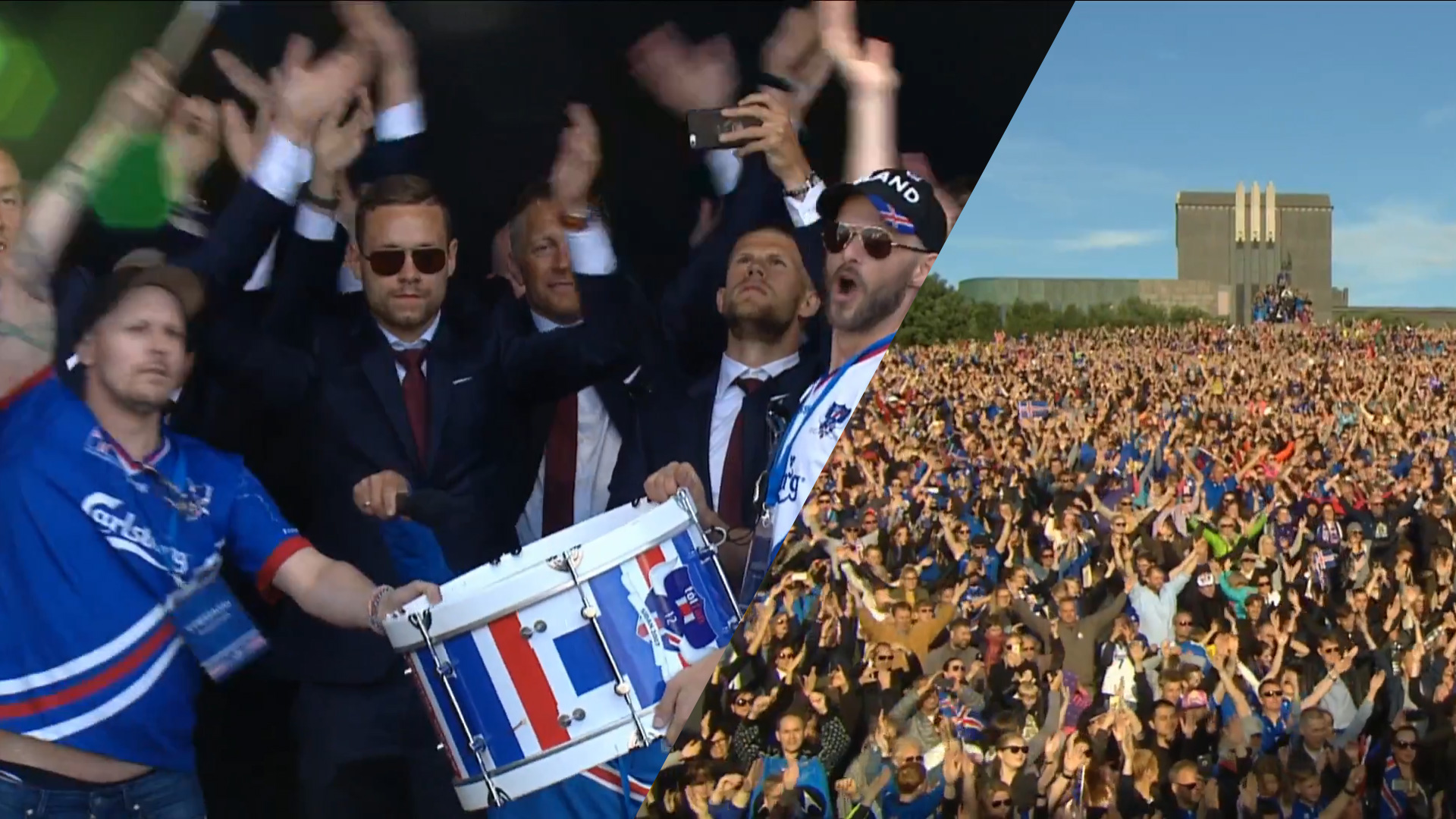 Icelanders Perform Ultimate Viking Chant to Welcome Home Their Team