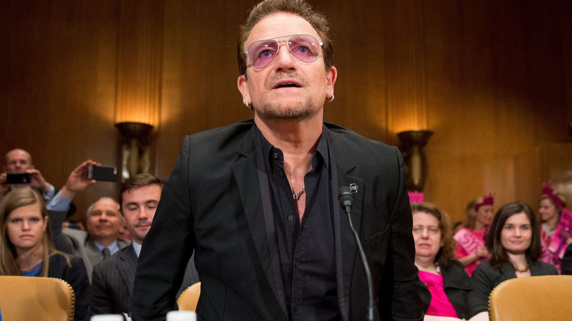 U2's Bono testifies before Congress on the refugee crisis
