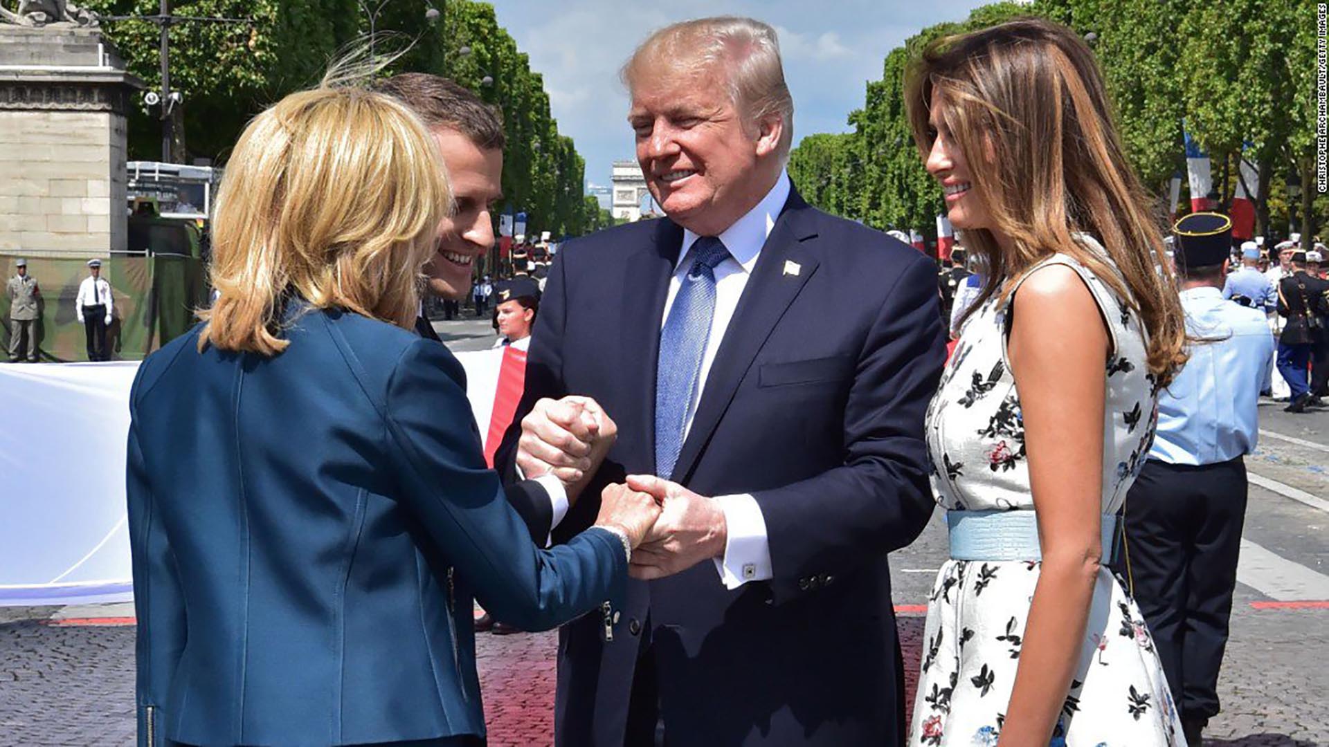 Bastille Day Parade in Paris Enthralls President Trump