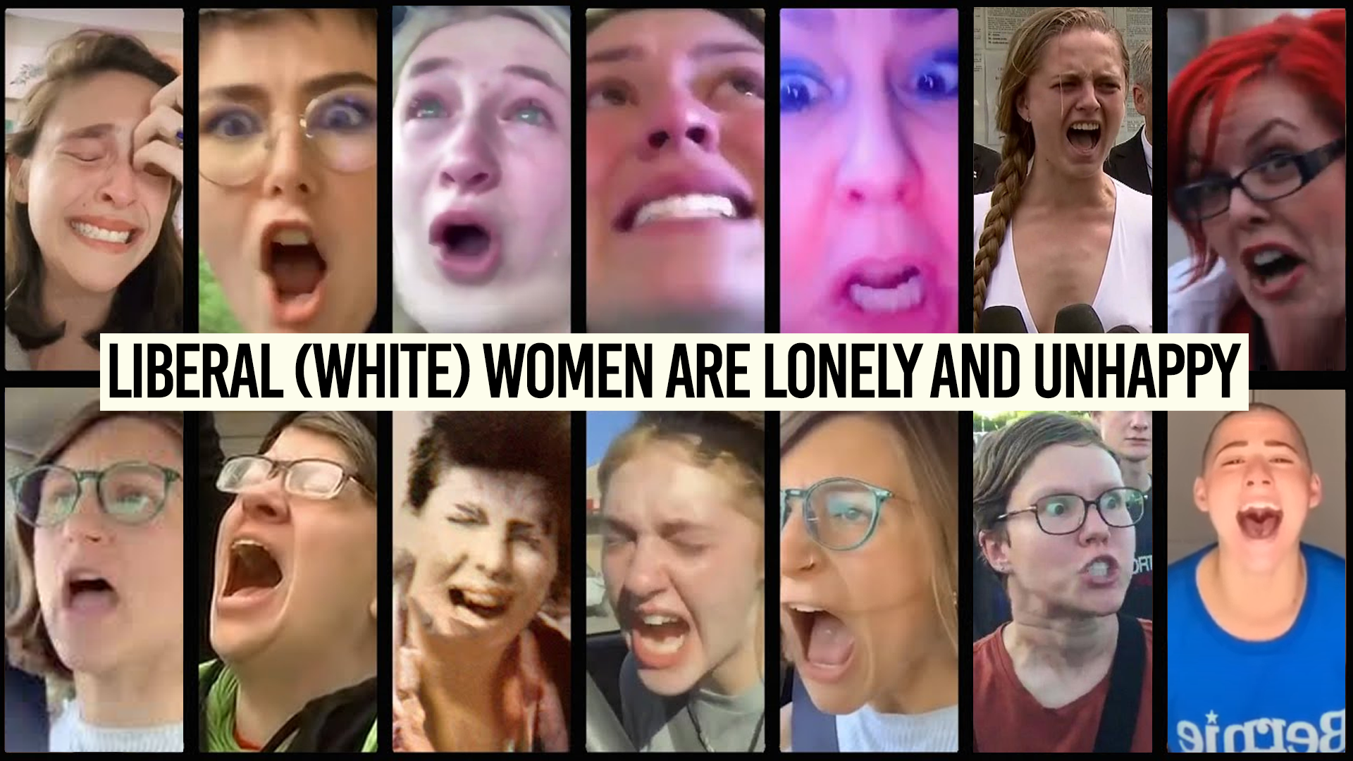 Liberal (White) Women Are Lonely And Unhappy