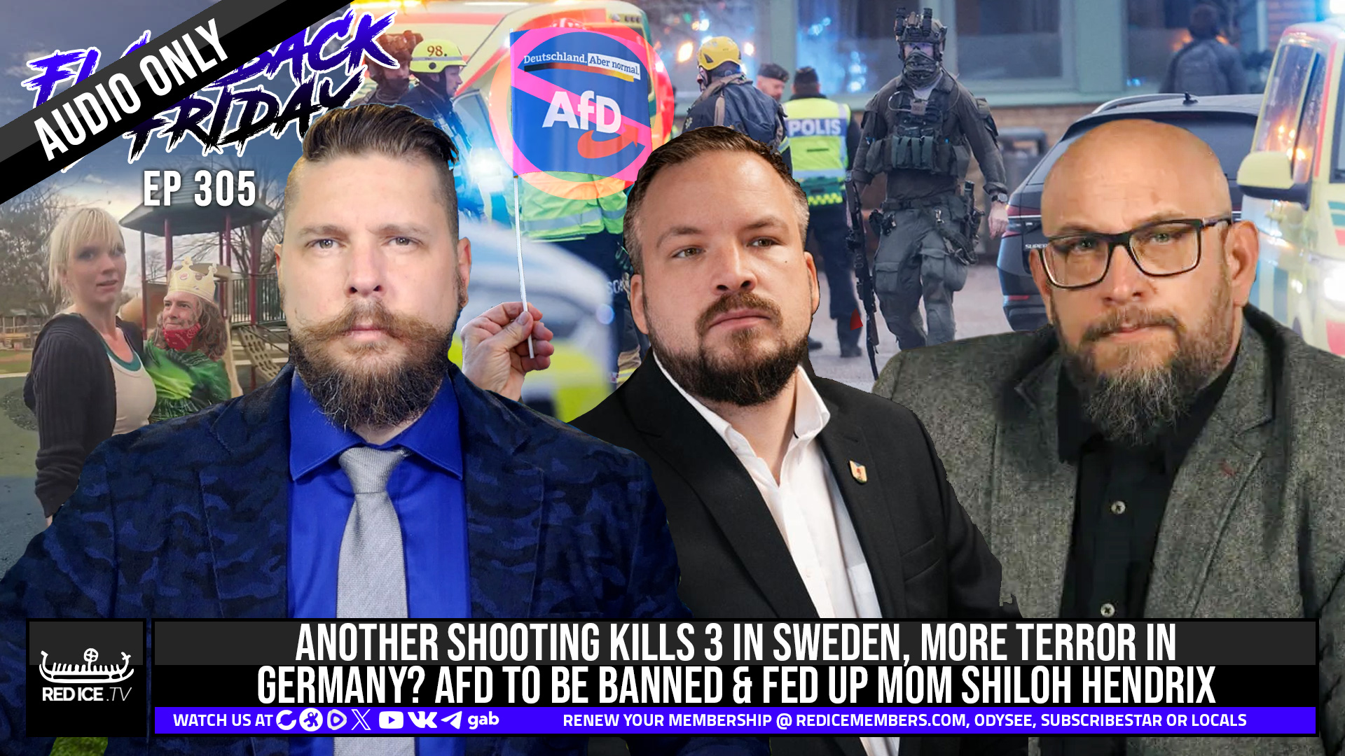 Another Shooting Kills 3 In Sweden, More Terror In Germany? AfD To Be Banned & Fed Up Mom Shiloh ...