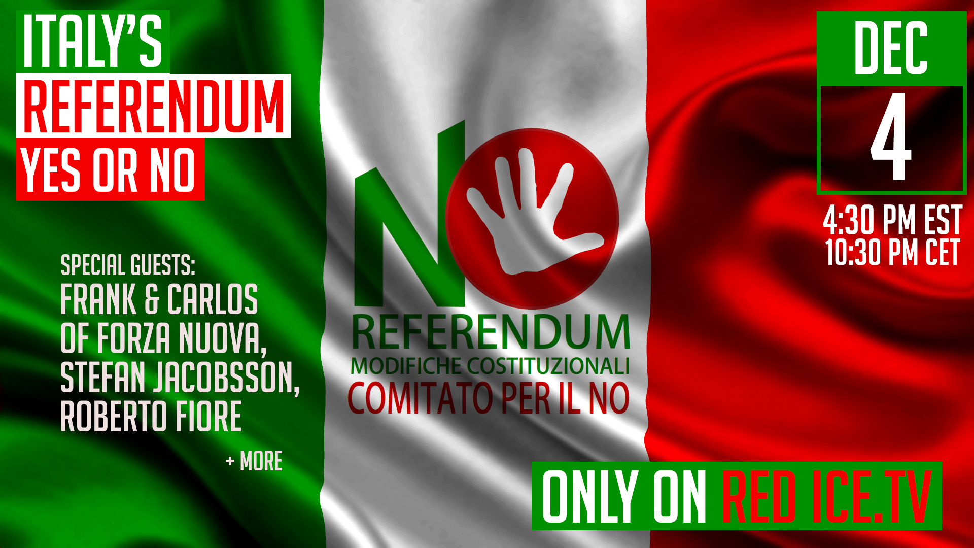 Italy Referendum Live Coverage