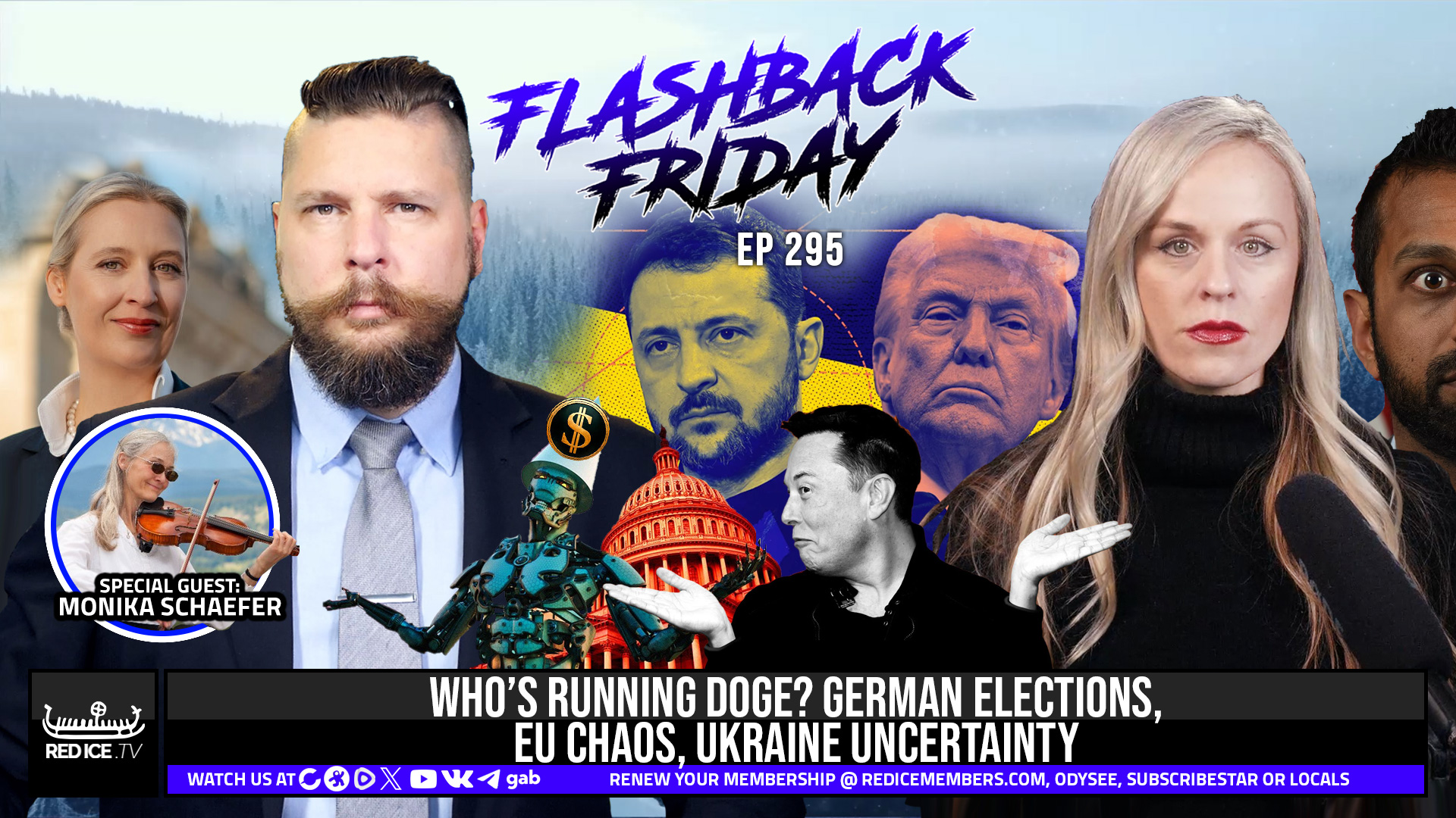 Who’s Running DOGE? German Elections, EU Chaos, Ukraine Uncertainty - FF Ep295